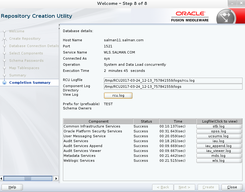 Initial Configuration Of Fusion Middleware After The Installation