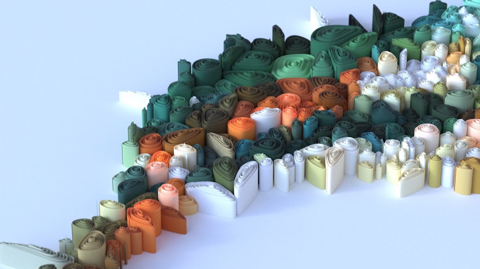 Modeling Quilling Paper in Houdini | CG TUTORIAL