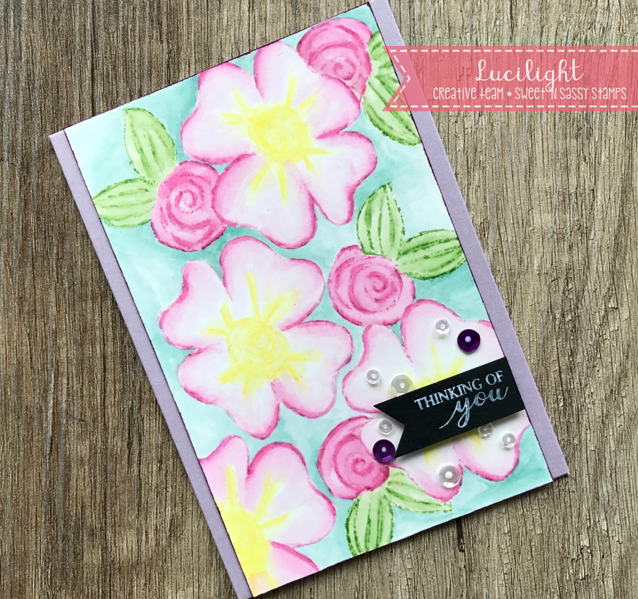 Sweet 'n Sassy Stamps: Stamping Backgrounds