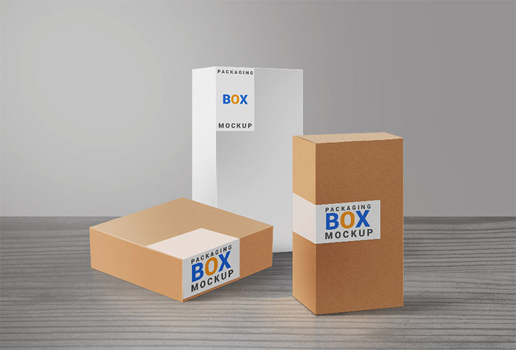 45 Free Boxes Mockup PSD for Packaging Designs - MUSIC THEORY