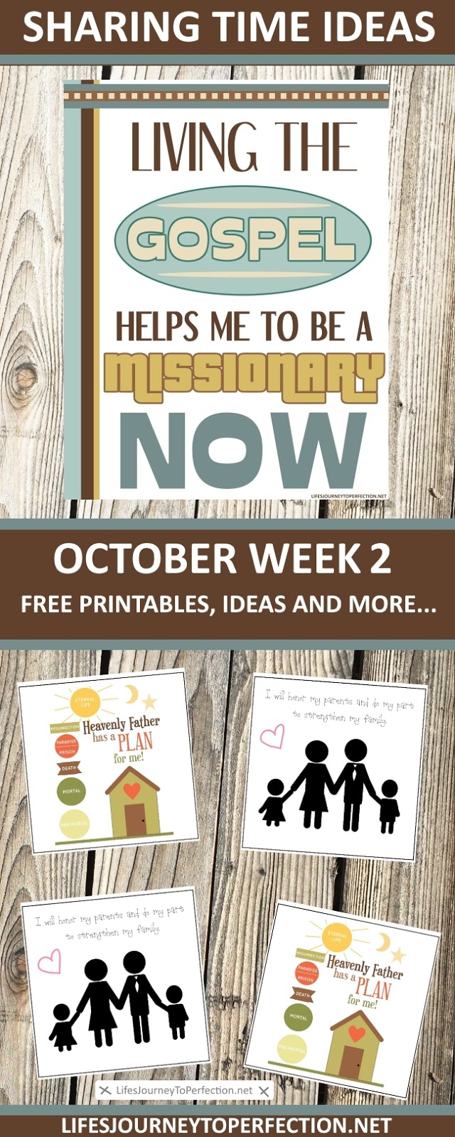 Life's Journey To Perfection: 2018 Primary Sharing Time Ideas for ...