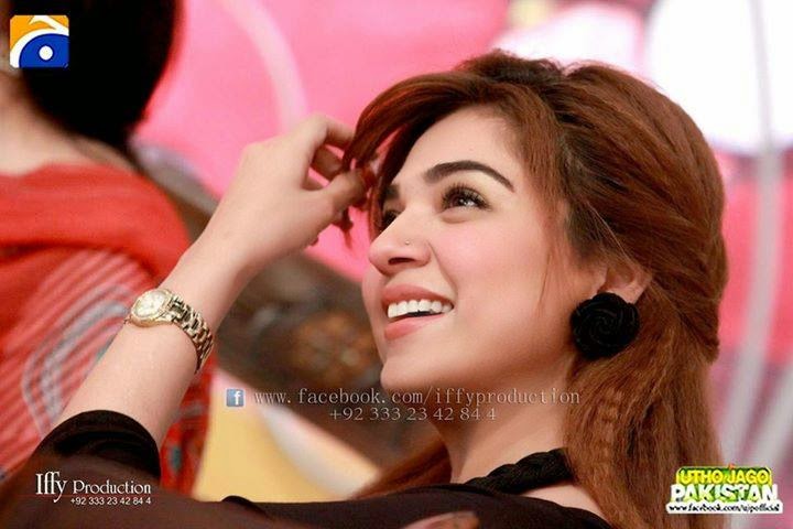 Natasha Ali & Nadia Jamil with her son in Utho Jago Pakistan on geo tv ...