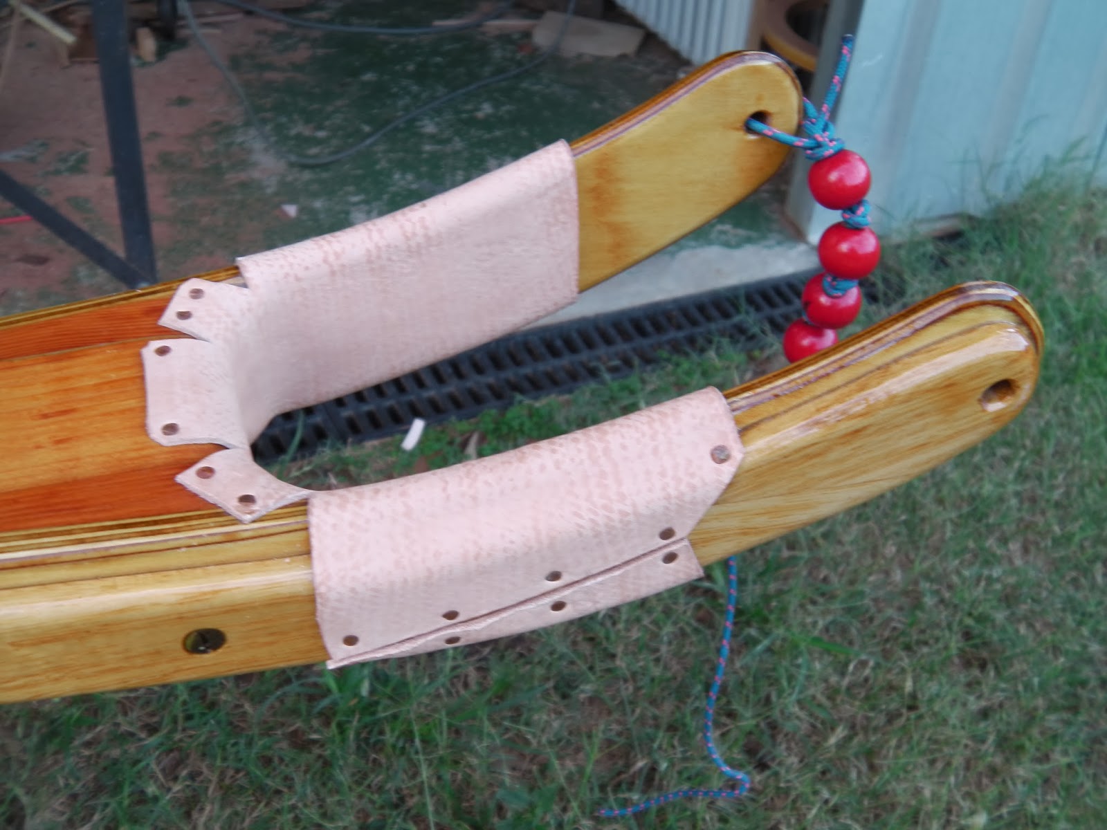 Dave's SFD Able Build: Gaff and Boom Jaws - Leatherwork