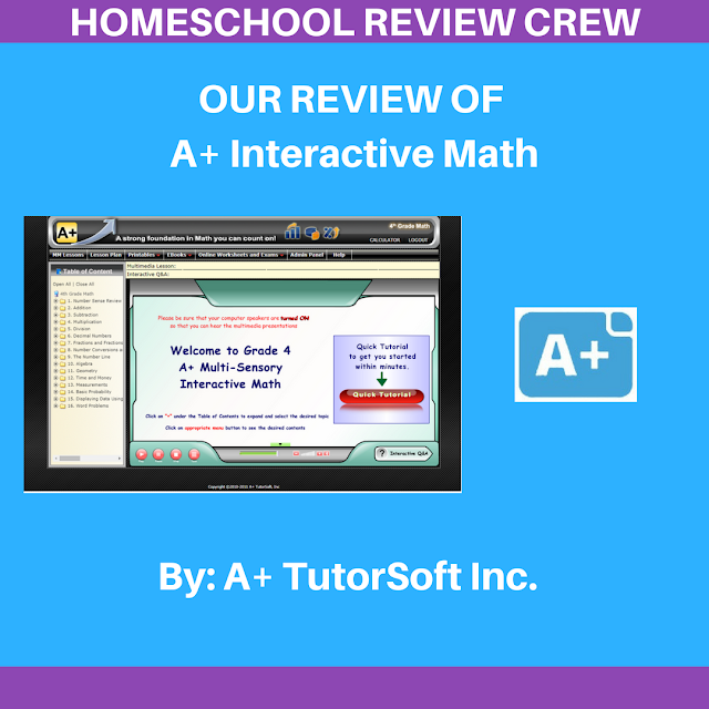LET'S GET REAL: Homeschool Review Crew: Our Review of A+ Interactive Math