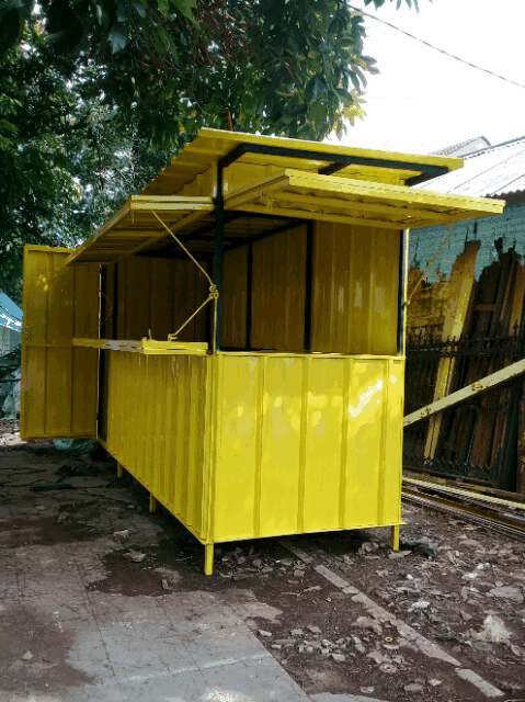 Gerobak Jualan Model Container Pembuatan di Kukusan Beji Depok