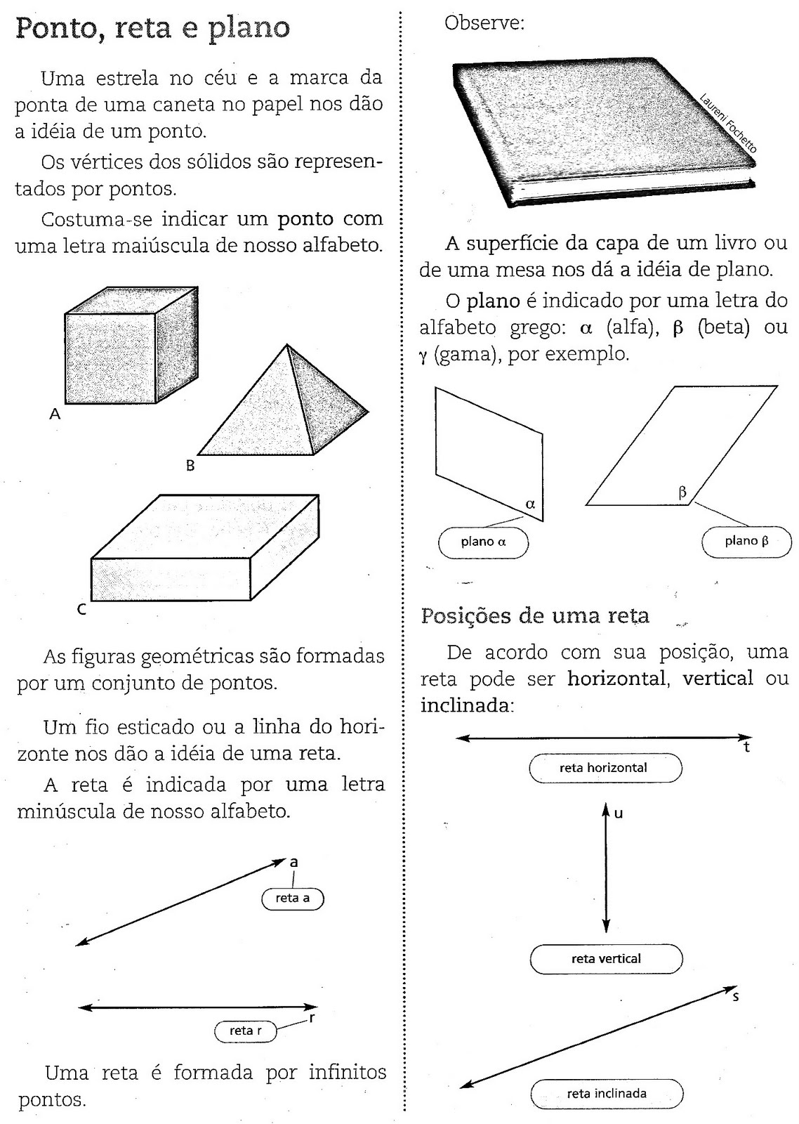 Prof@ Dit@: Retas e semi-retas