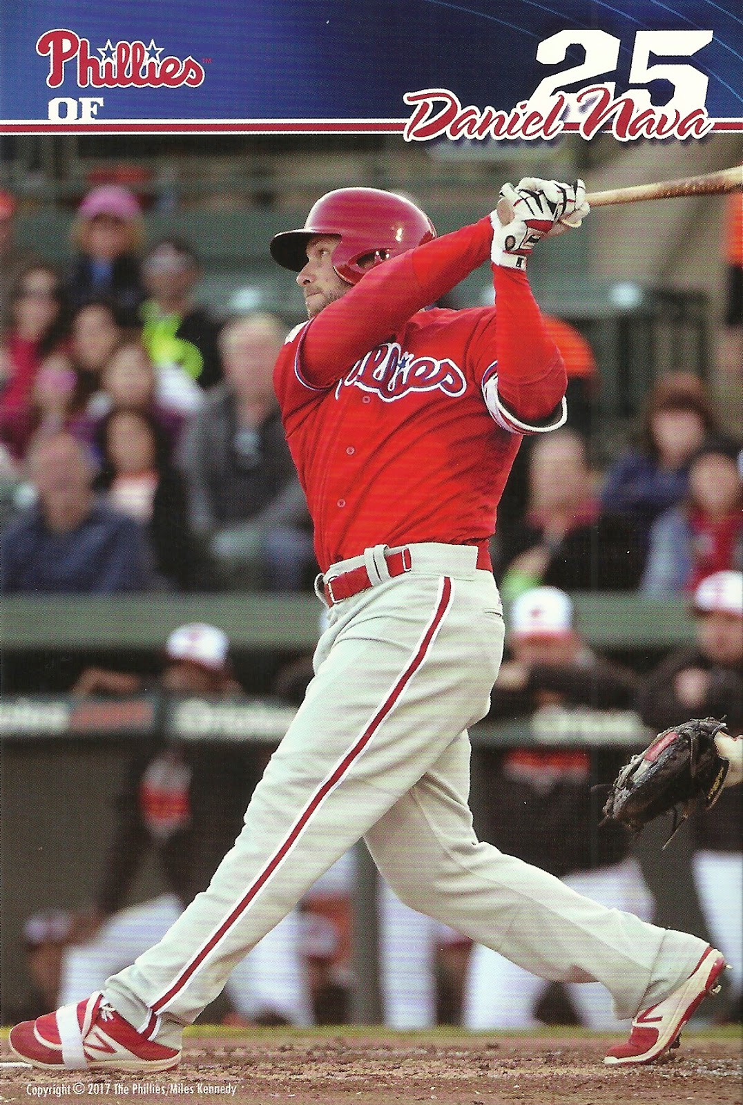 The Phillies Room: 2017 Chachi #14 Daniel Nava