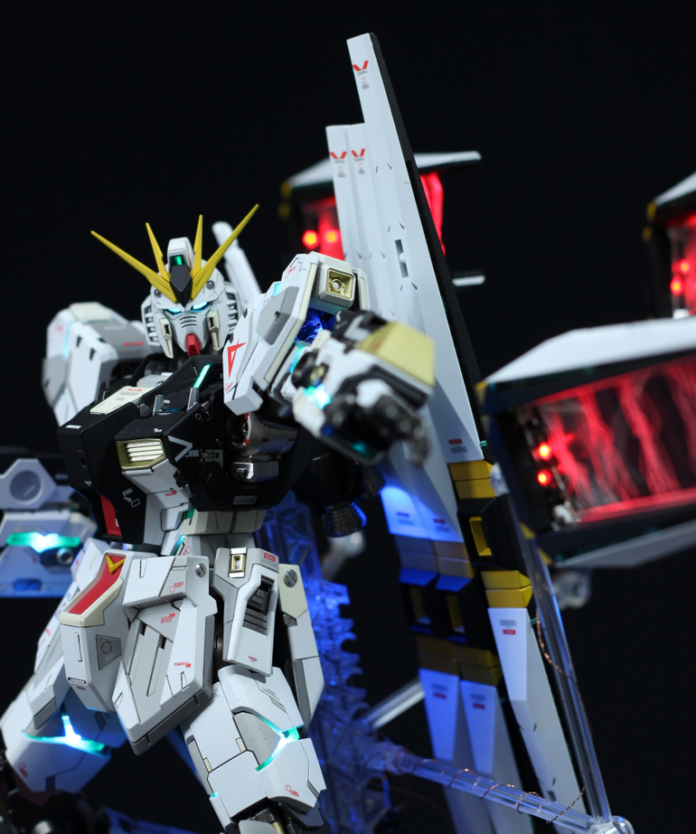 Custom Build: MG 1/100 RX-93 nu Gundam Ver. Ka + LED