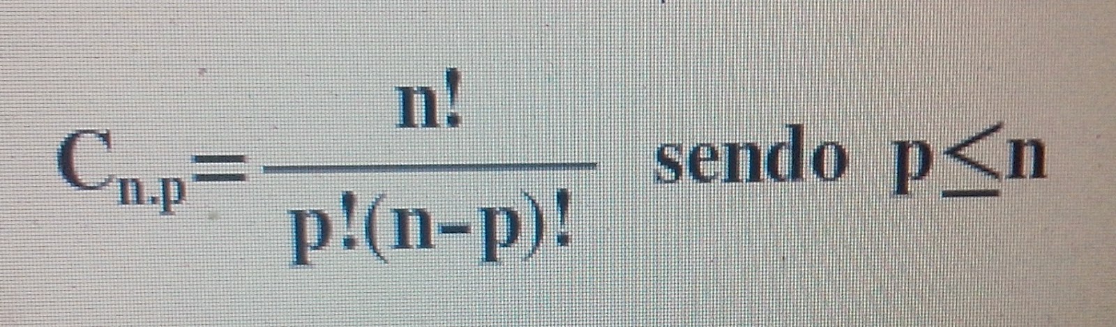MATEMÁTICA SERIADA: ANÁLISE COMBINATÓRIA