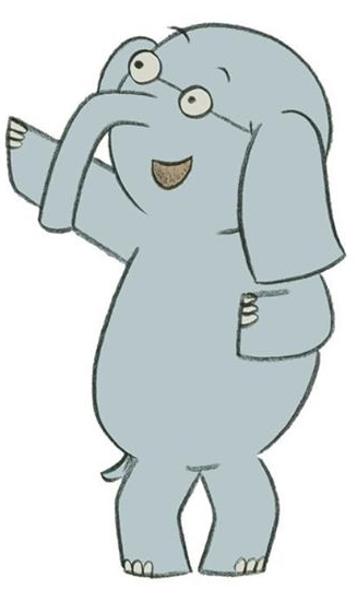 Piggie and elephant, Piggie and gerald, Story time