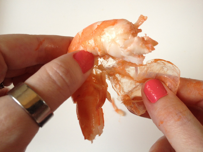 Free From G.: How To Peel and Devein Prawns