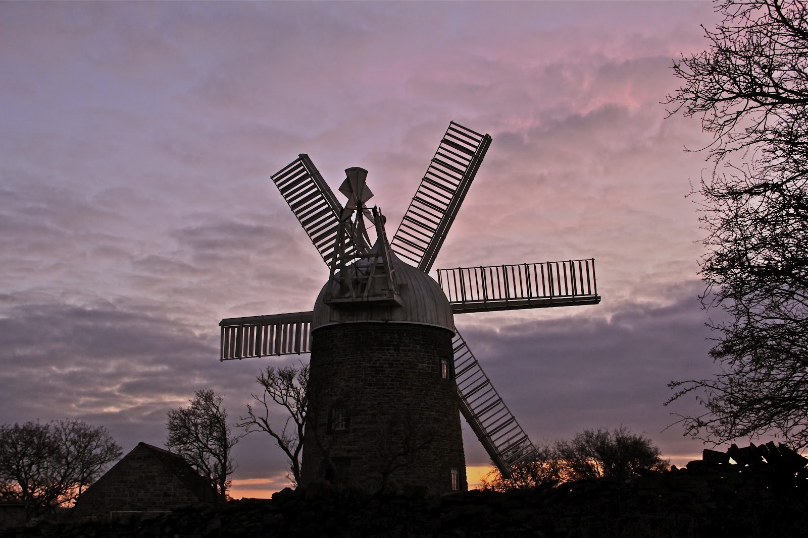Travelling Diary: Sunset at Heage Windmill,Derbyshire