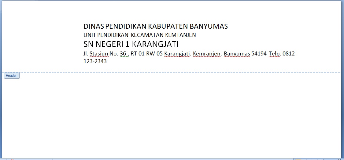 Cara Membuat Kop Surat Resmi yang Baik dan Benar - Sinau Komputer