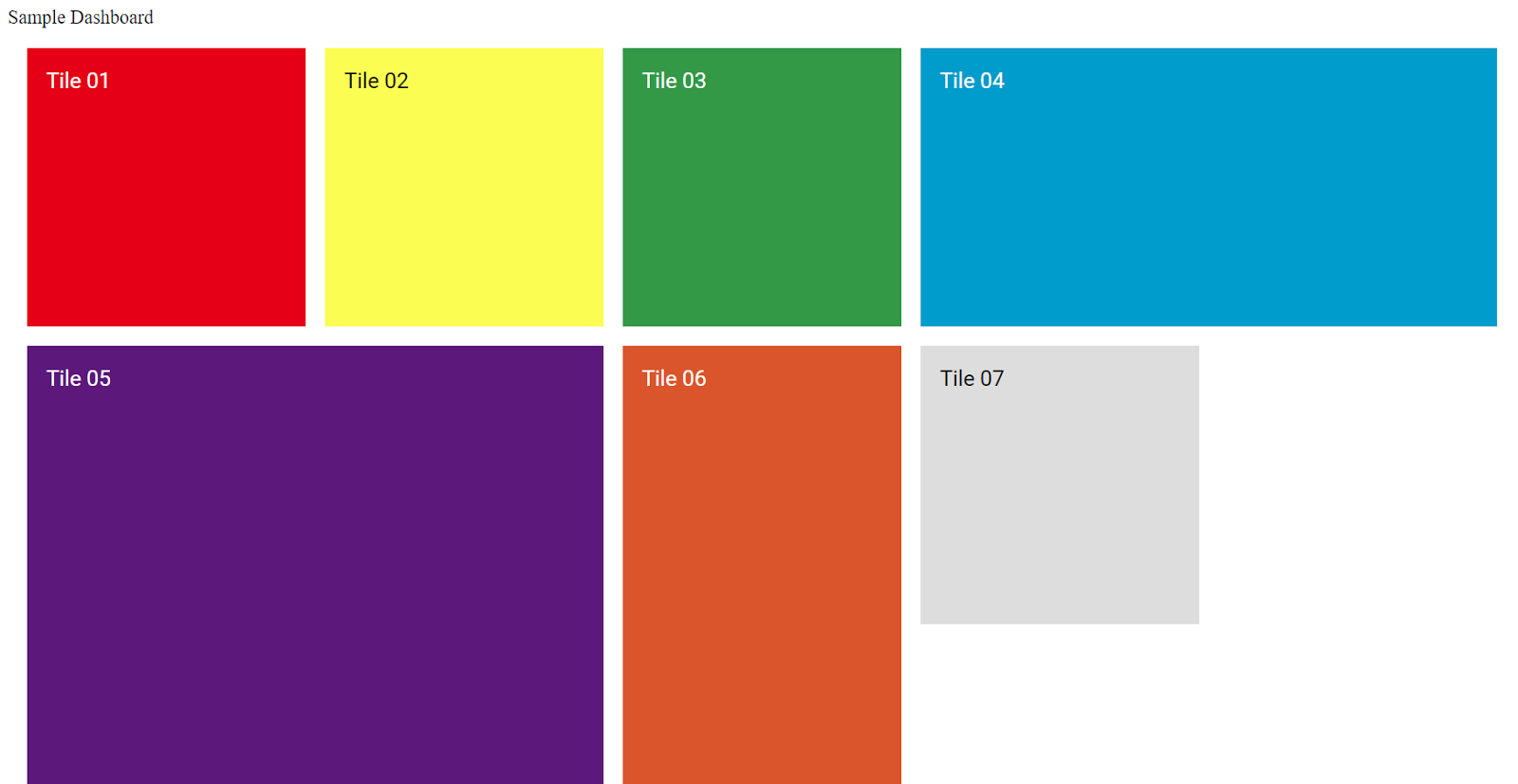 Fire Ice David Pallmanns Technology Blog An Angularjs Dashboard Part 1 Layout Tiles And