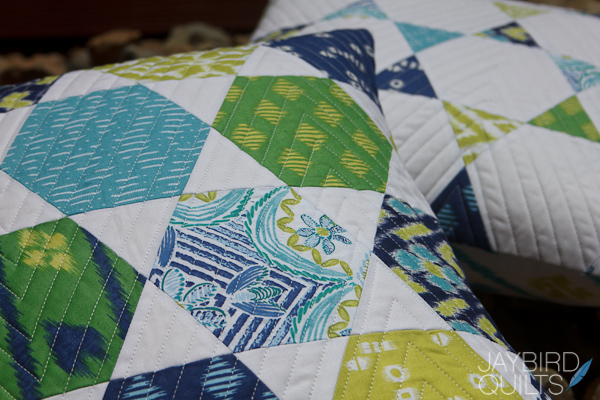 Jaybird Quilts: Candy Dish Pillows