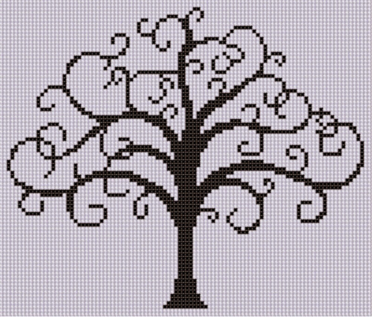 Mother Bee Designs: Tree of Life 2 Cross Stitch Pattern