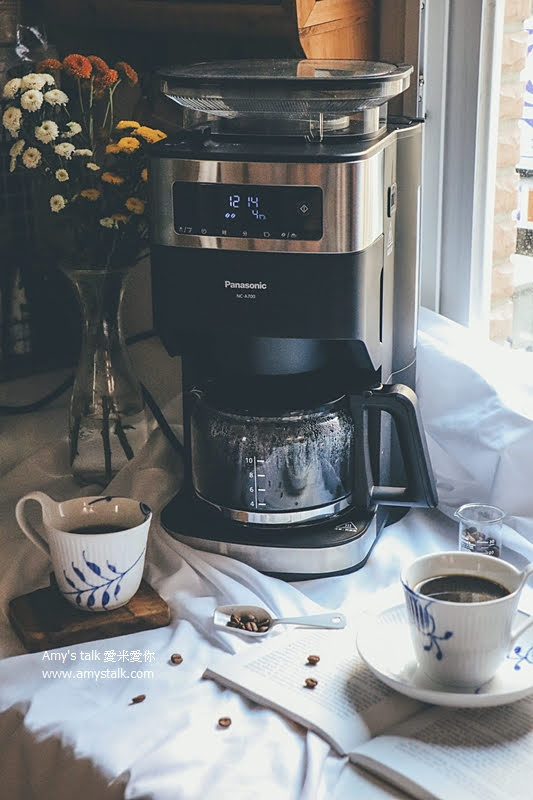 【分享】早餐咖啡的好幫手--Panasonic全自動雙研磨美式咖啡機NC-A700，現磨現煮，跟手沖一樣好喝！ ~ Amy's talk 愛米愛你