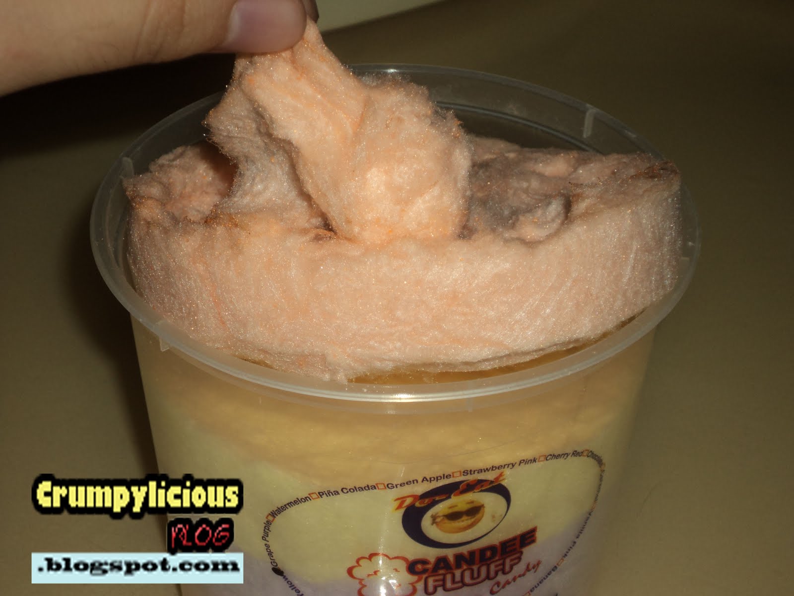 Do-Eat Cotton Candy Fluff with 4 different flavors in a pack