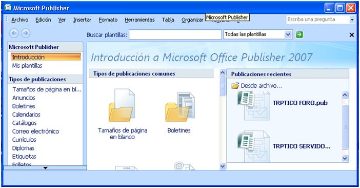 Las Tic's y la escuela: Publisher y OpenOffice Draw :Herramientas de la ...