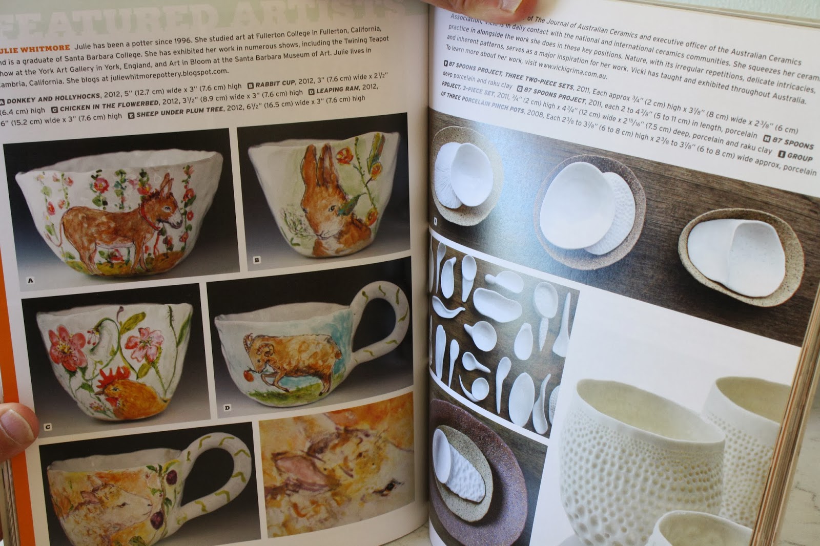 Julie Whitmore Pottery: Pinched Pottery