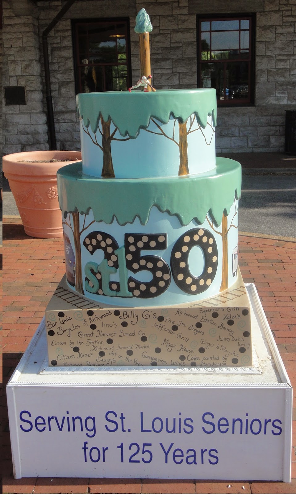 St. Louis: 250 Years, 250+ Cakes. Here we go....: #10: Kirkwood Train ...