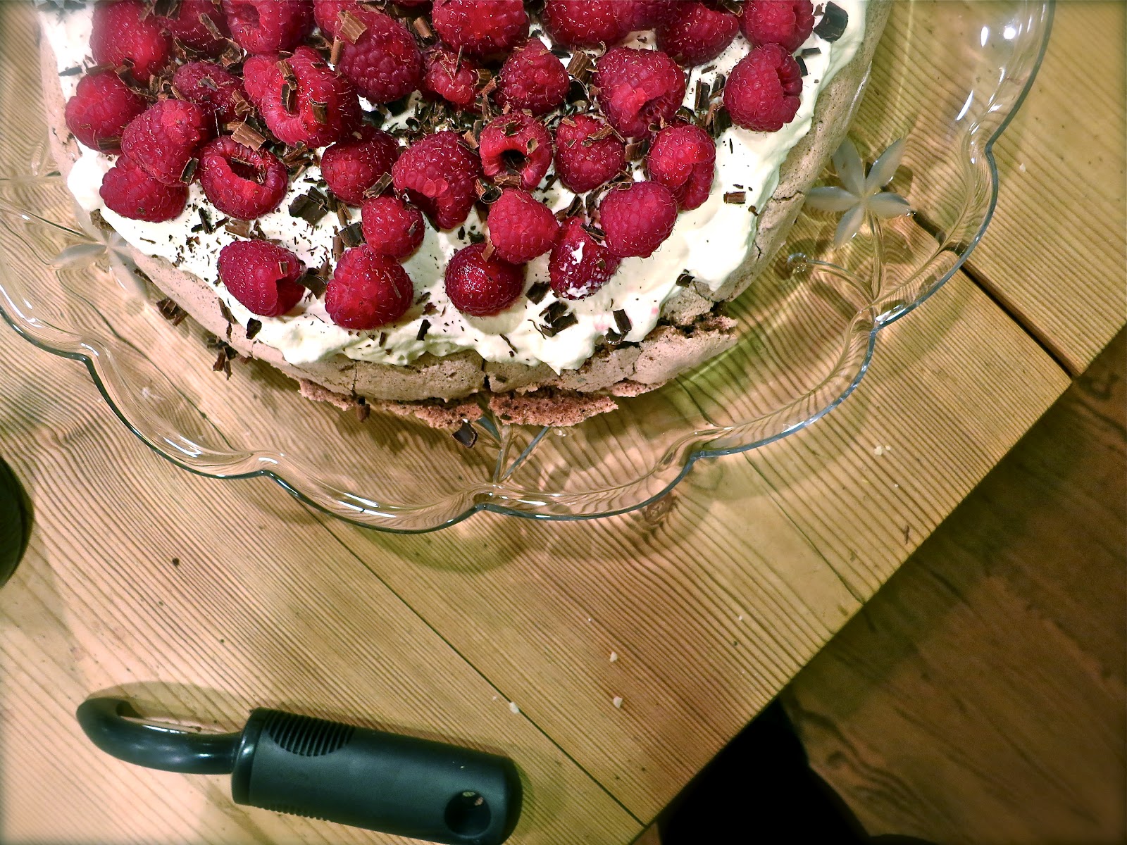 my madeleine: Nigella's Chocolate Raspberry Pavlova