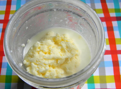 How to make butter in a canning jar