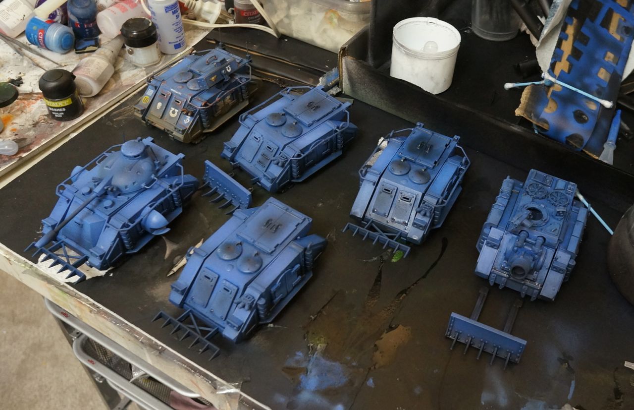 40k Hobby Blog: Original Rhino, Predator, And Vindicator Refurb Pt 2