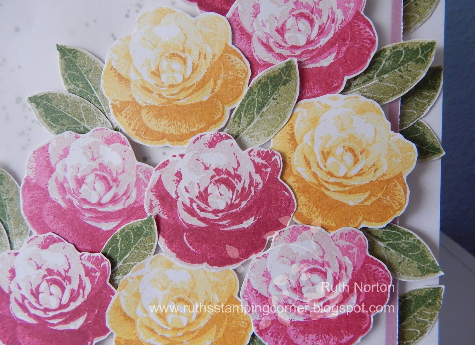 Ruth's Stamping Corner: So Many Roses
