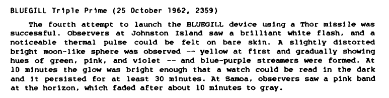 Nuclear Testing History in Films: Operation DOMINIC Nuclear Tests 1962 ...