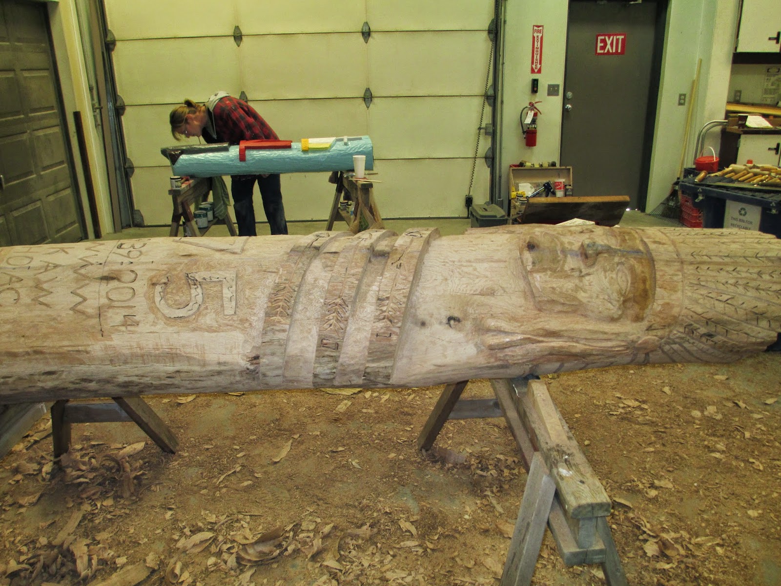 Knotty Wood Spirits: Totem Pole Carving