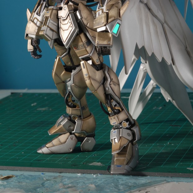 Custom Build: MG 1/100 Wing Gundam Zero Custom "Diablo Archangel Ver ...
