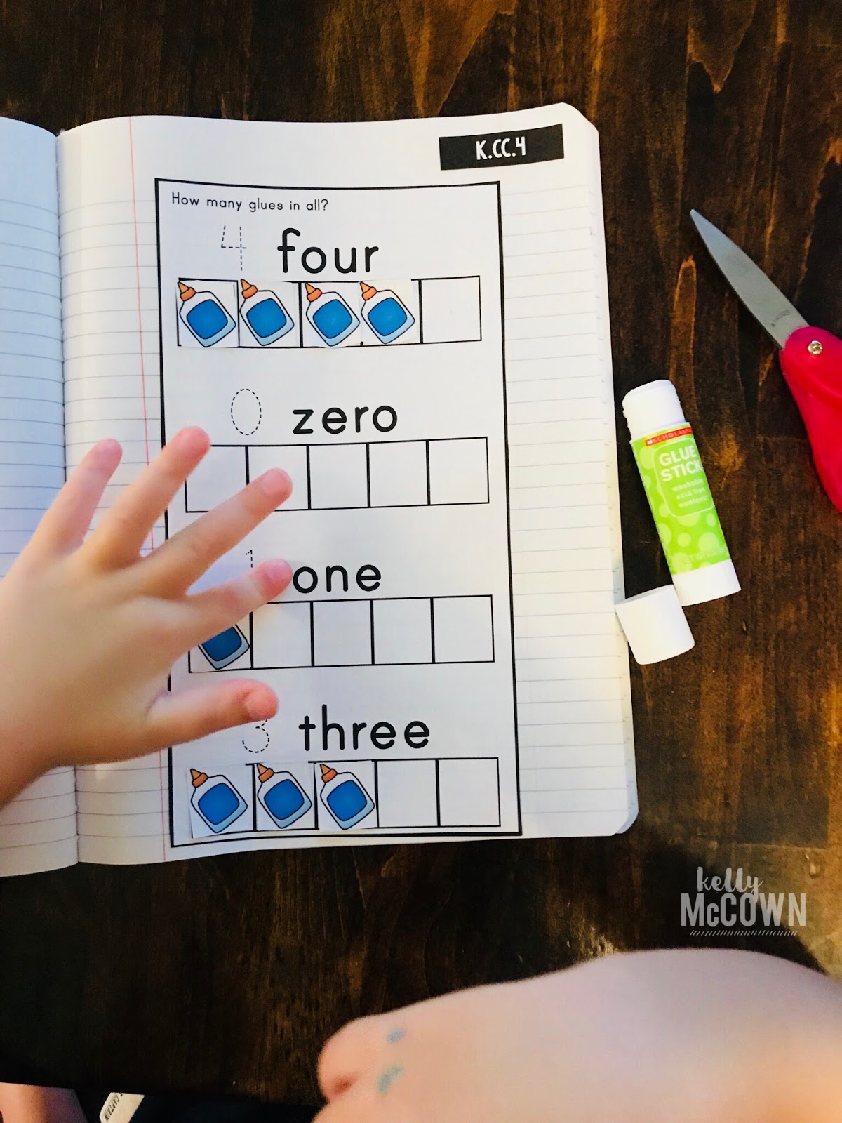 Kelly McCown: Interactive Math Notebook Kindergarten August