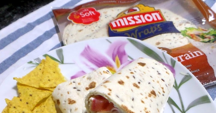 Wraps de jamón, queso y ensalada. | Recetas de anansies