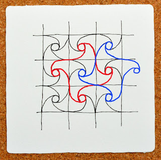 Zentangle: Well (a new tangle!)