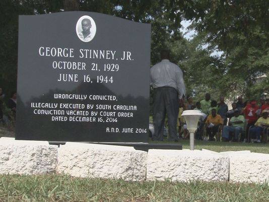 Memorial service held by family of George Stinney Jr., wrongfully ...