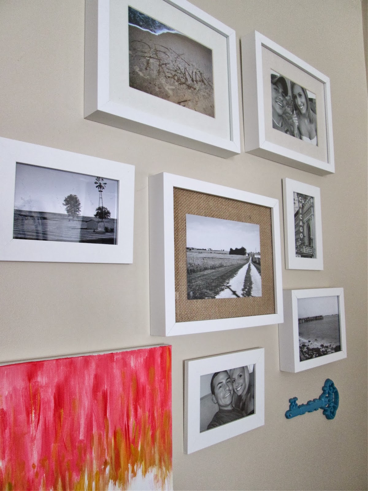 This Little House of Mine: Easy Burlap Frame Mat