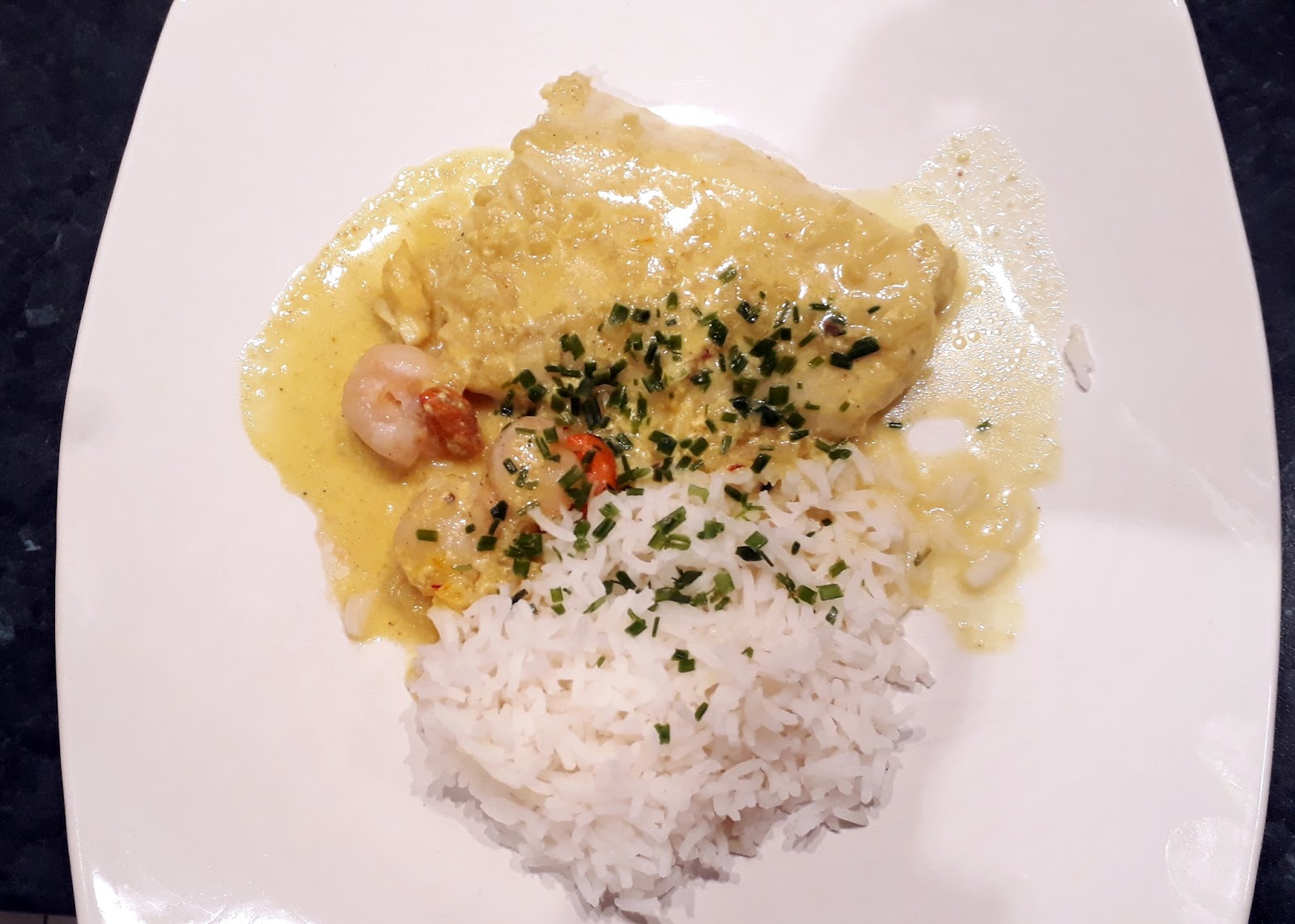 Et si on déjeunait ensemble: Poisson au lait de coco, safran et gingembre