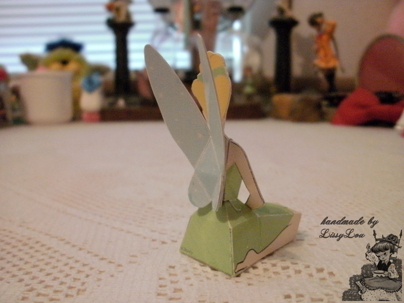 Handmade by Lissy Lou: Disney Princess 3D Paper Doll #3 Tinkerbell