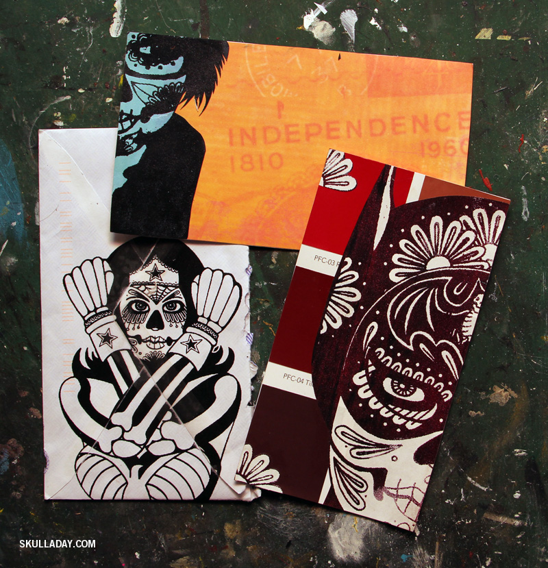 The Gift of Skulls: Mail Art