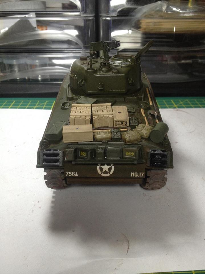 Dave's Model Workshop: Reader's Build: 1/35 Tamiya Sherman tank by ...