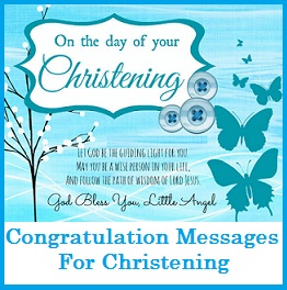 Sample Messages and Wishes! : What to Write in a Christening Card ...