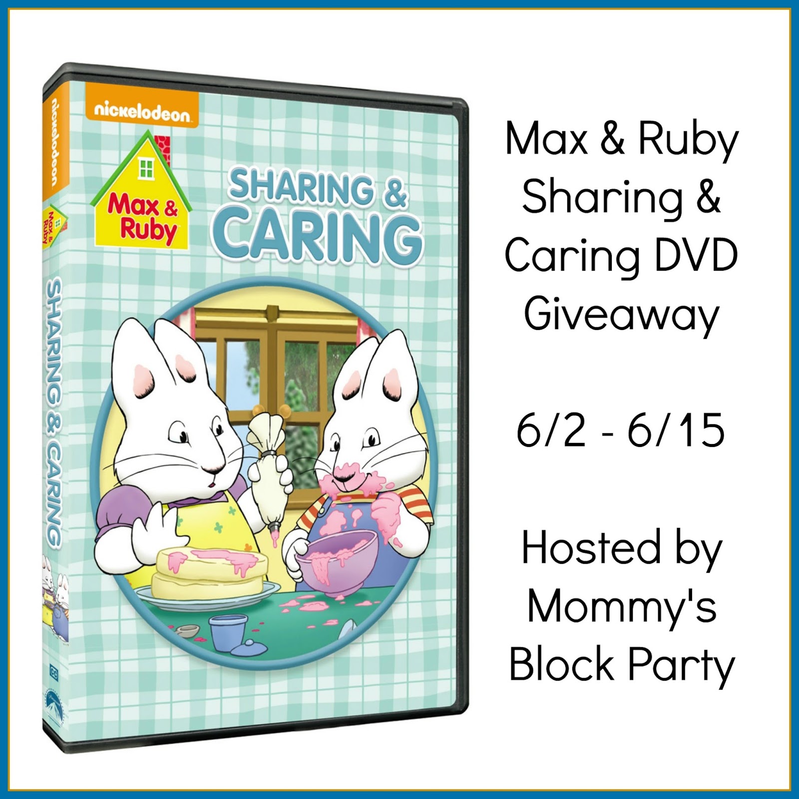 Max & Ruby: Sharing & Caring DVD #Giveaway - Mommy's Block Party
