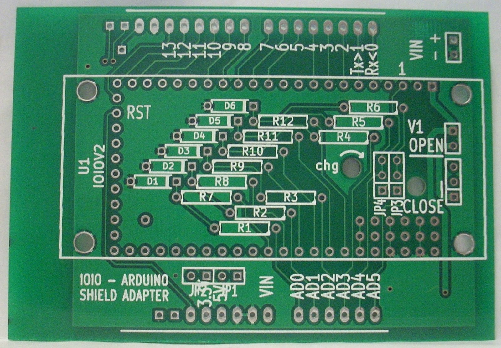 uk350: IOIO-Arduino shield adapter