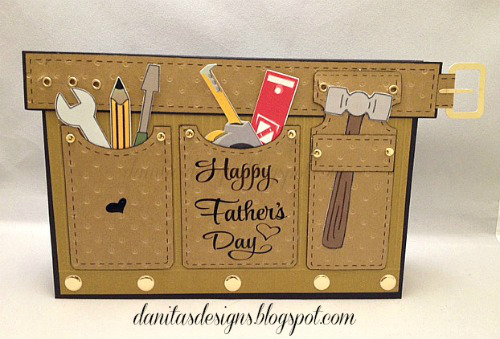 Danita's Designs!!! : Tool Belt Father's Day Card