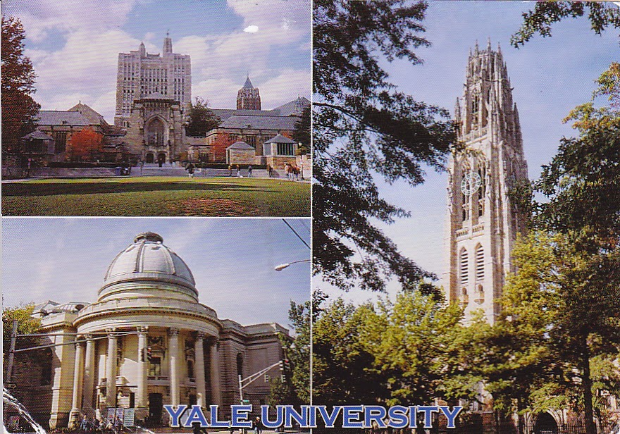 Postcard A La Carte: Yale - Multi-View of Yale Famous Buildings