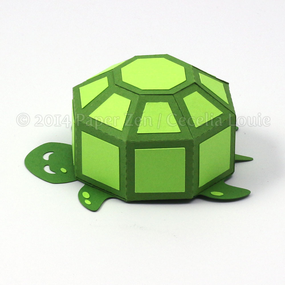 Welcome to Paper Zen ~ Cecelia Louie: Turtle Party Favor Gift Box