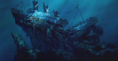 Living Lines Library: Shark Tale (2004) - Concept Art, Color Keys