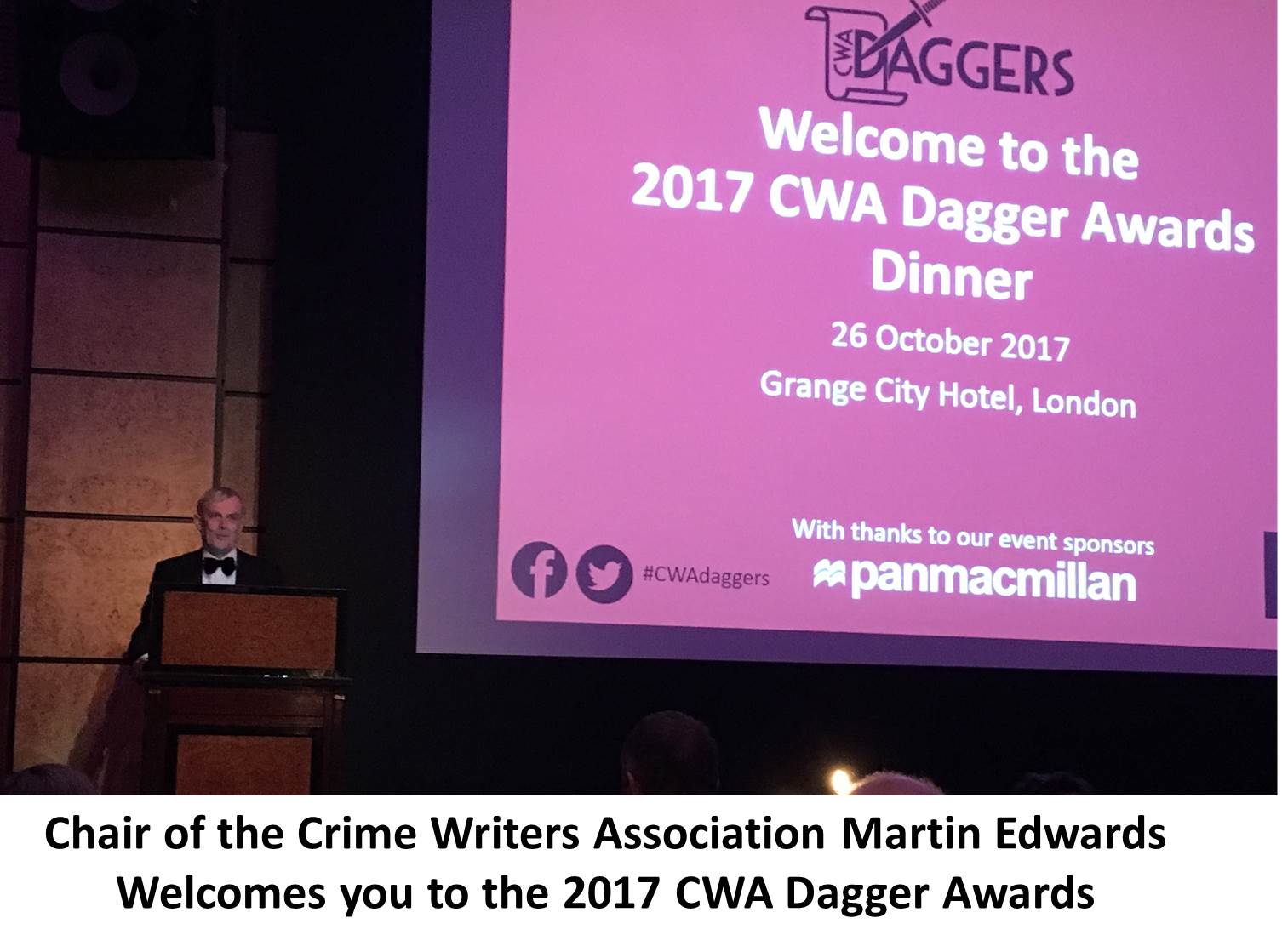SHOTSMAG CONFIDENTIAL: Video Footage from 2017 CWA Dagger Awards London