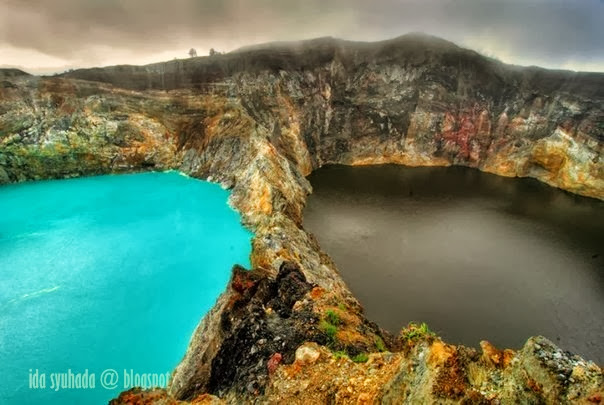 Danau Tiga Warna Di Indonesia